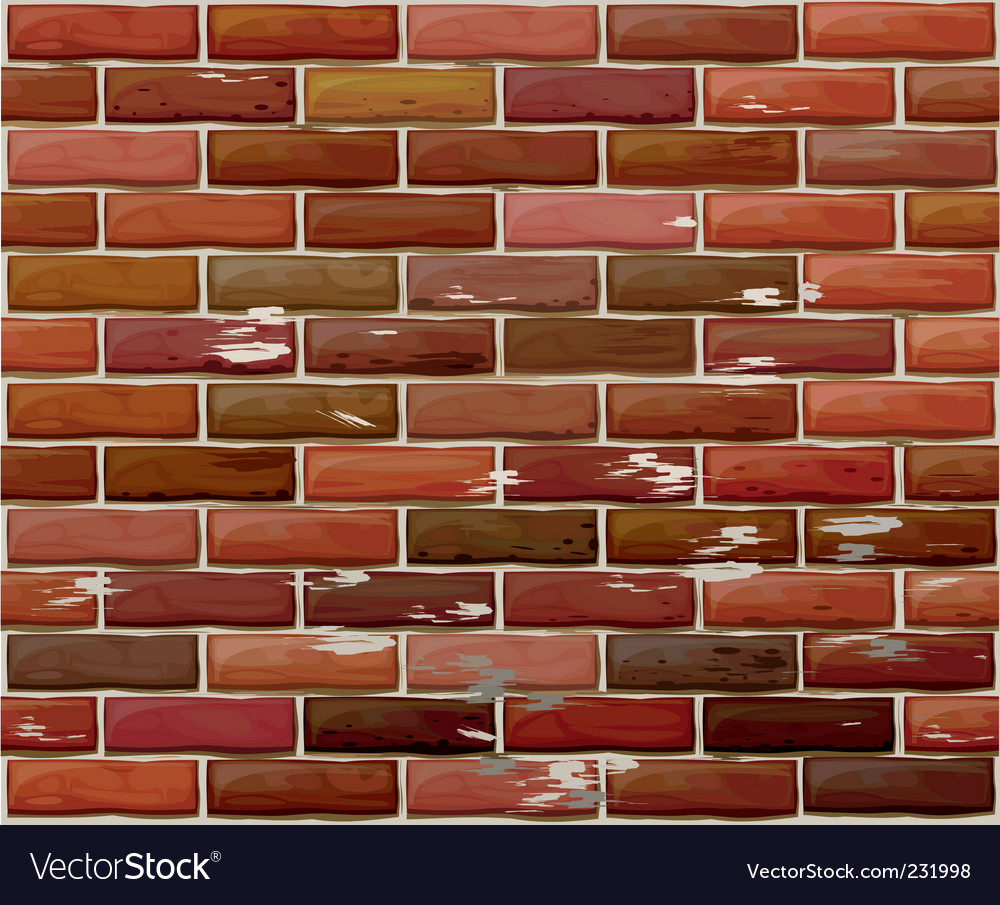 Brick wall pattern Royalty Free Vector Image - VectorStock