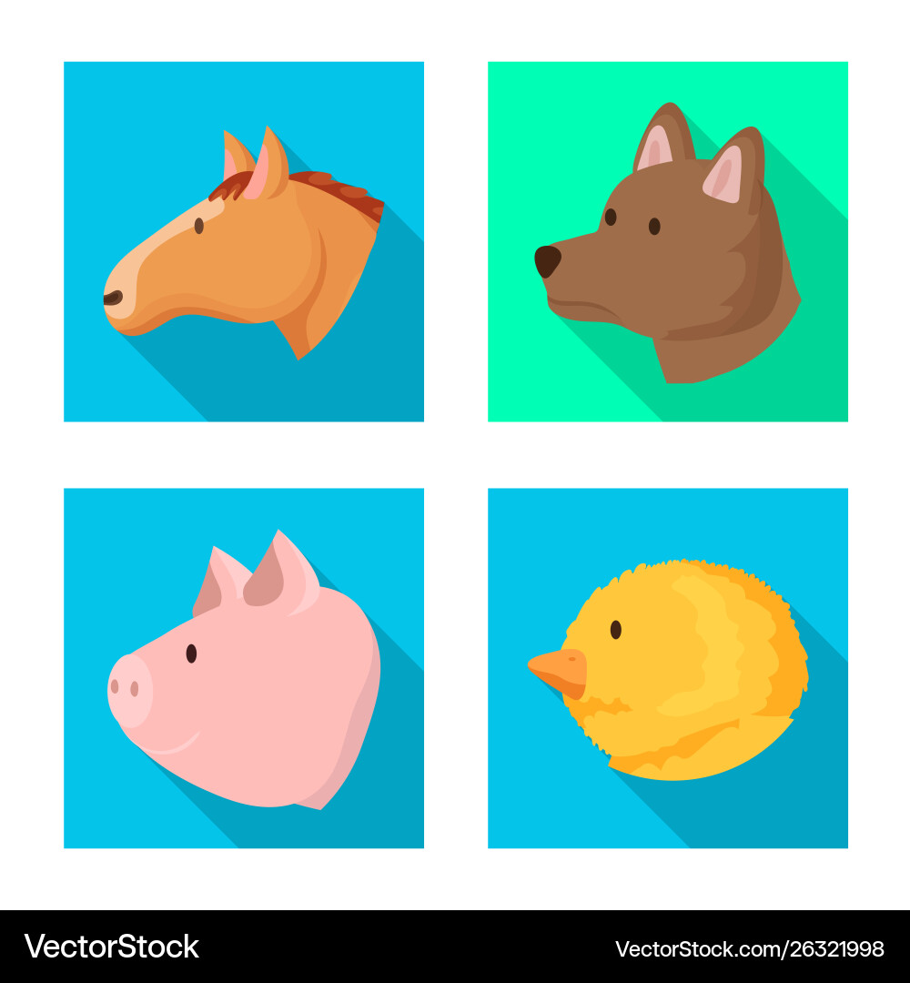 Design agriculture and breeding sign Royalty Free Vector