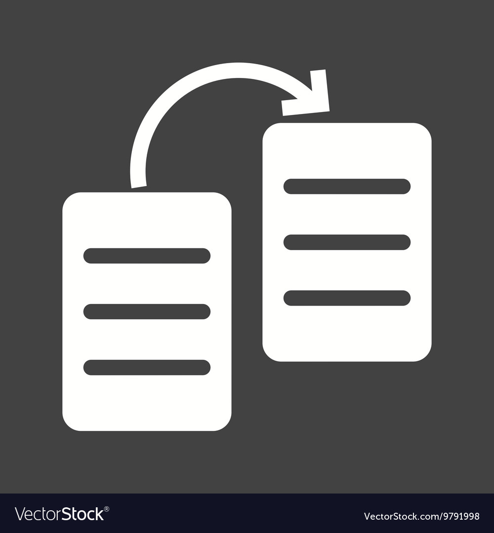 File sharing Royalty Free Vector Image - VectorStock