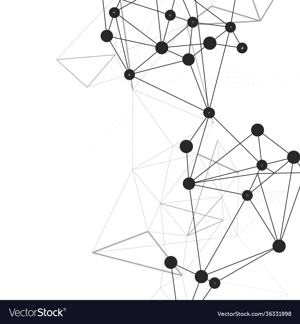 Molecular Structure Abstract Background Royalty Free Vector