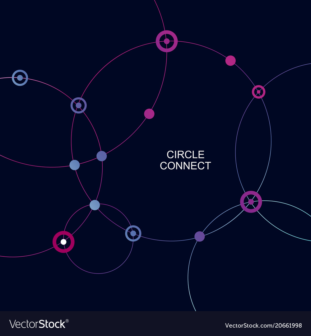 Network template digital background Royalty Free Vector