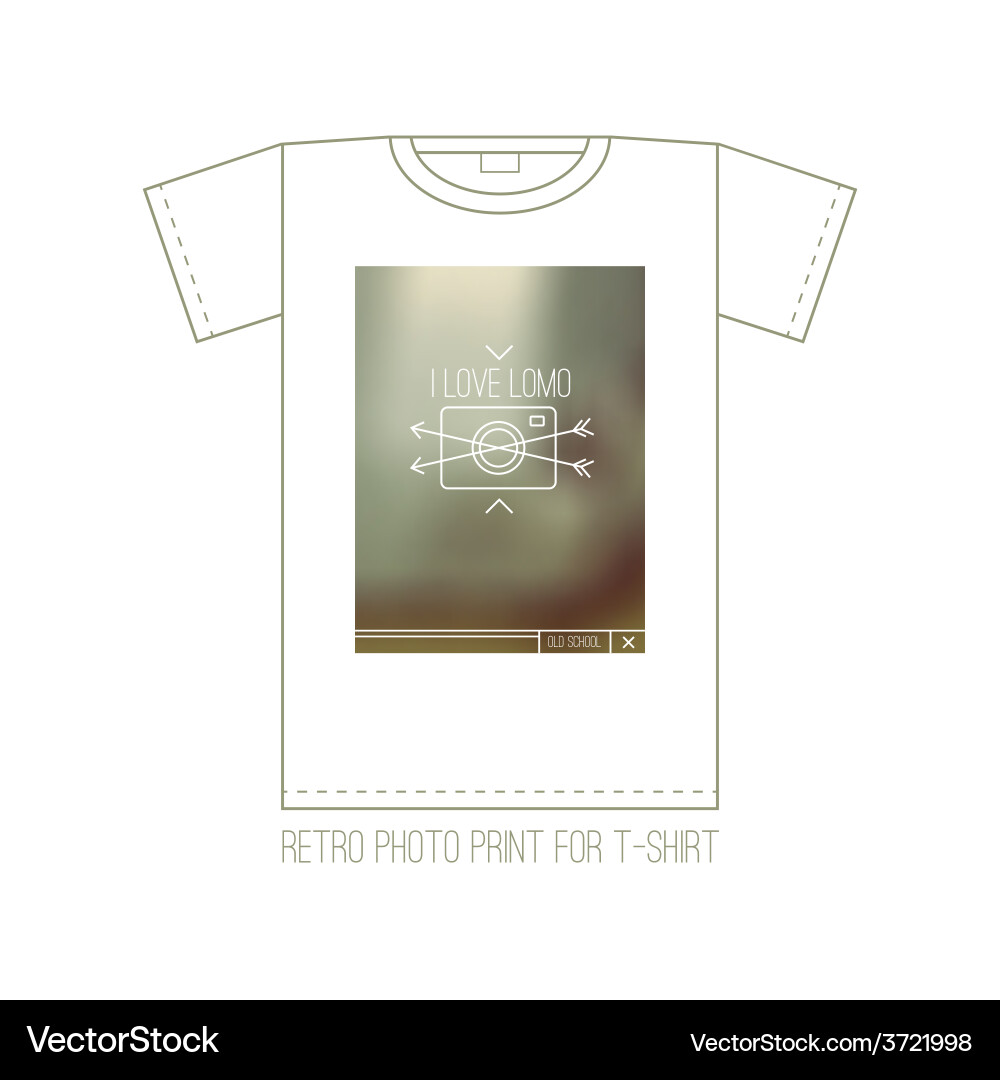 Trendy graphic design for t shirt Royalty Free Vector Image