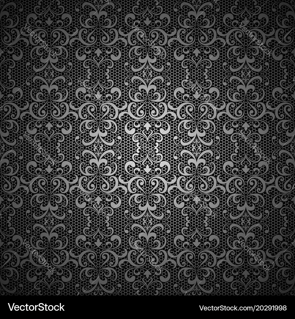 Vintage Black Lace Background