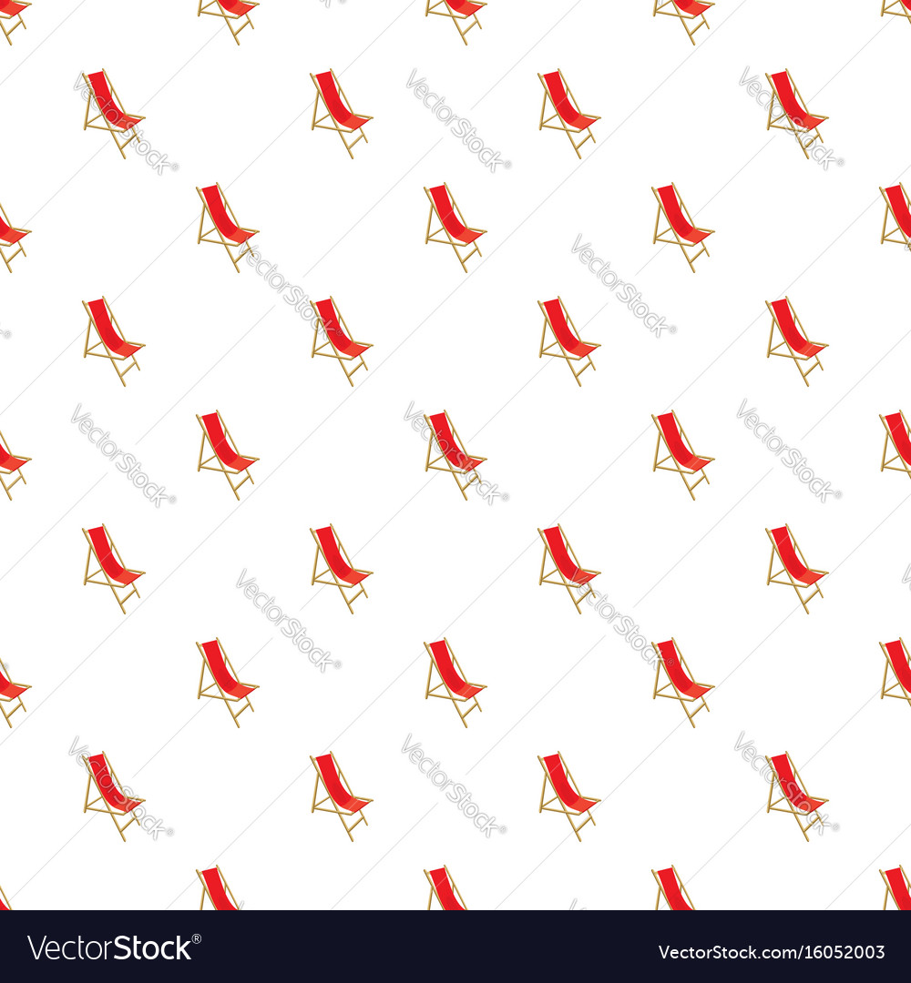 Beach chair pattern Royalty Free Vector Image - VectorStock