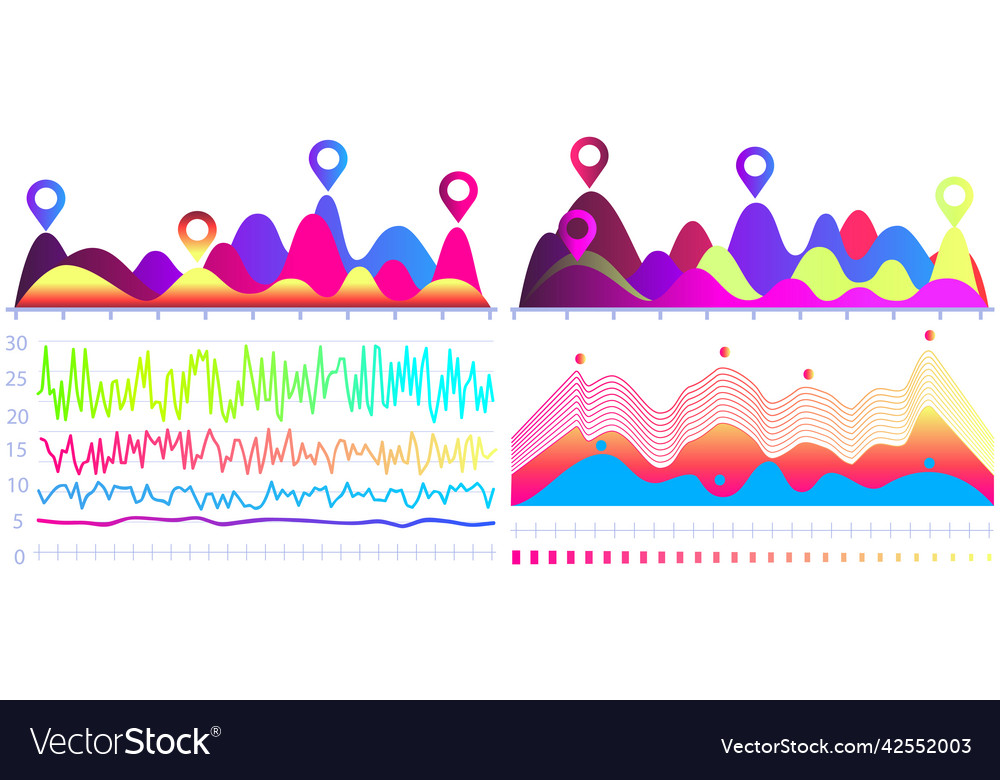 Intelligent technology hud interactive panel data Vector Image