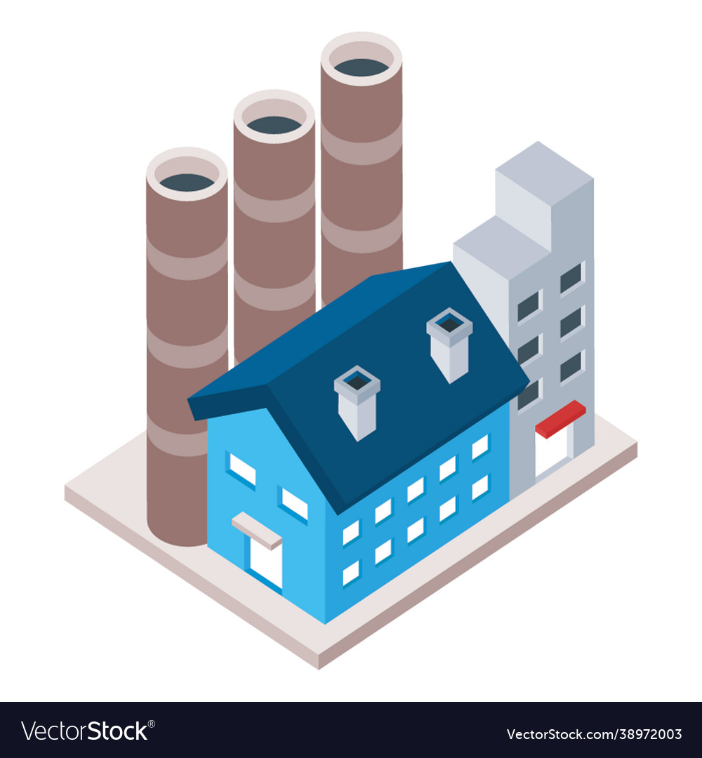 Mill architecture design Royalty Free Vector Image