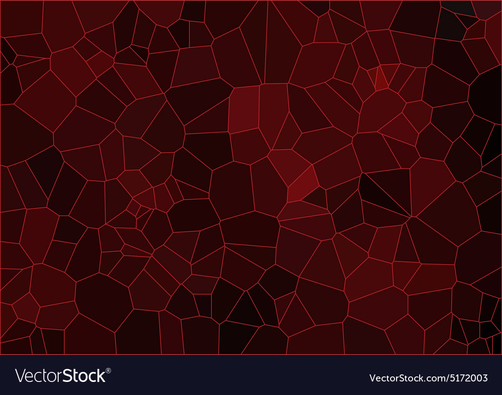 Red mosaic composition Royalty Free Vector Image