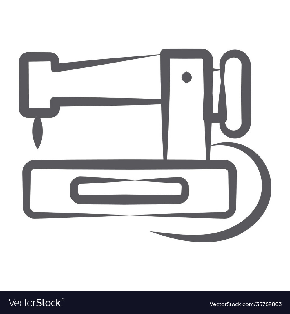 Stitching machine Royalty Free Vector Image - VectorStock