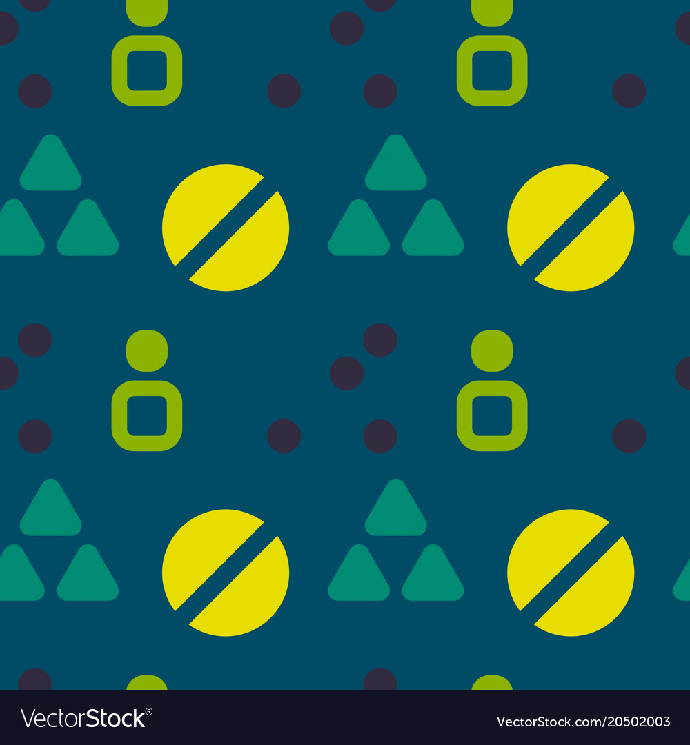 Strong system structure seamless pattern Vector Image