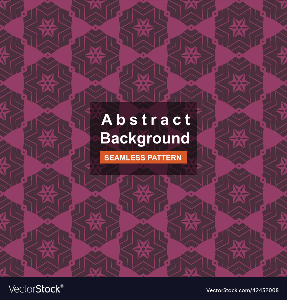 Abstract geometric seamless pattern background Vector Image