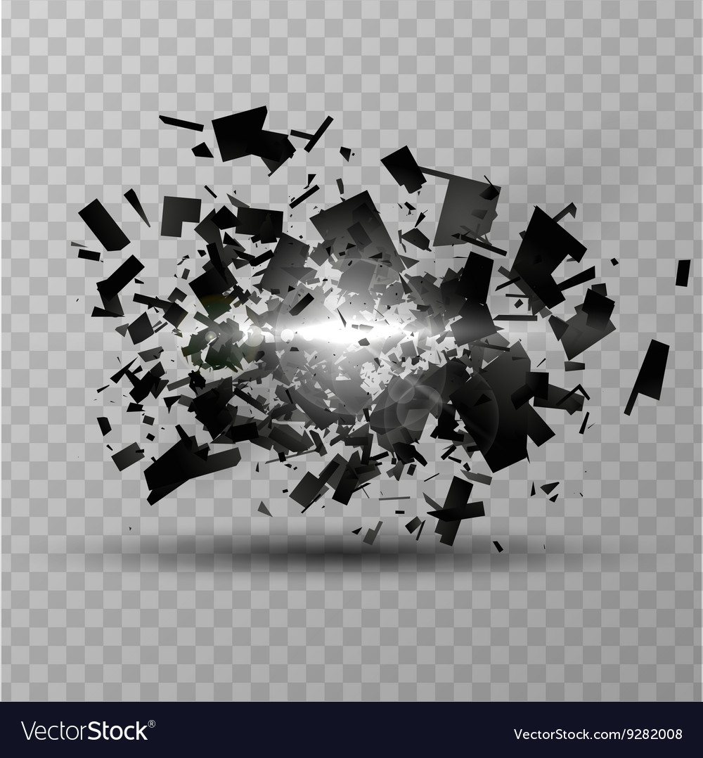 An abstract explosion Royalty Free Vector Image