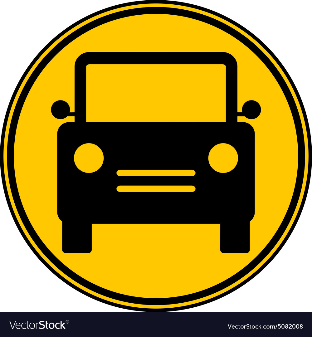 Car button Royalty Free Vector Image - VectorStock