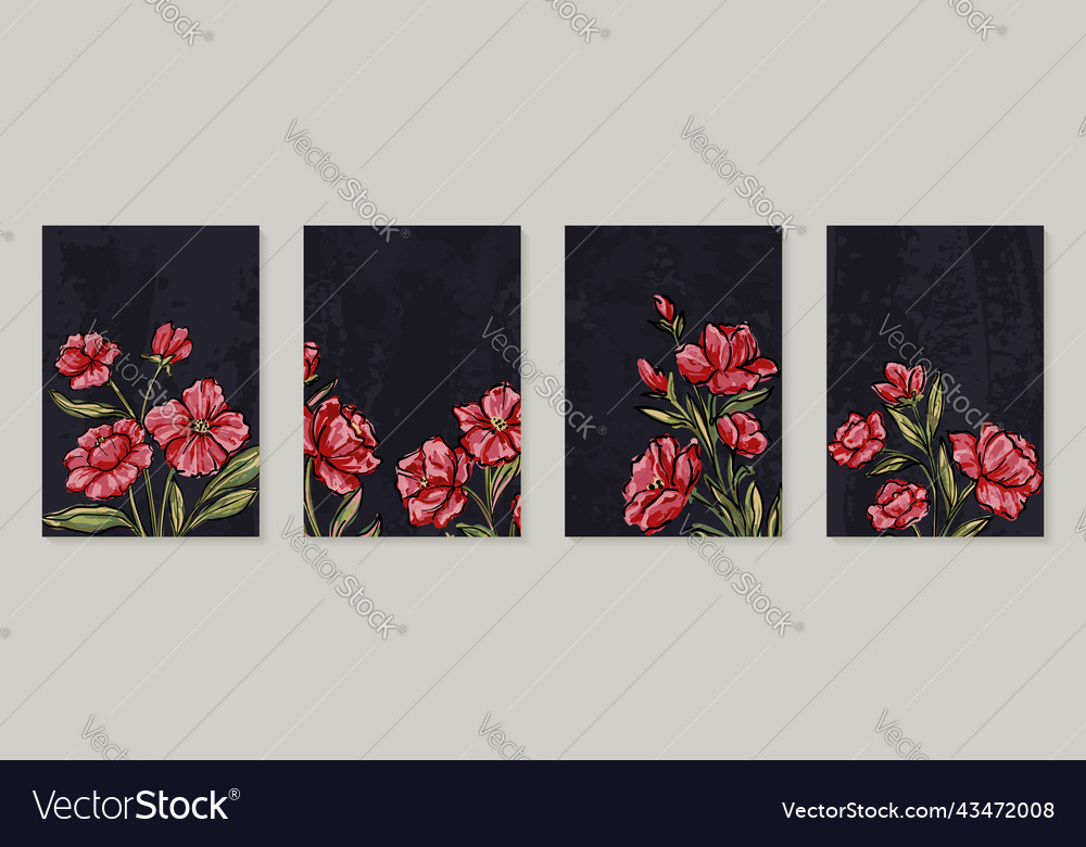 Creative minimalist abstract art background Vector Image