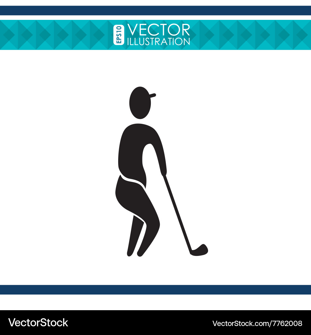 Golf club design Royalty Free Vector Image - VectorStock