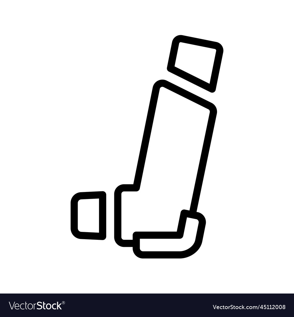 Inhaler icon Royalty Free Vector Image - VectorStock