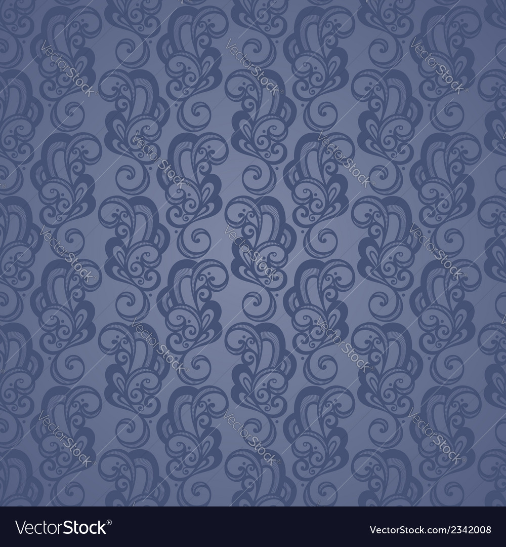 Seamless ornate pattern Royalty Free Vector Image