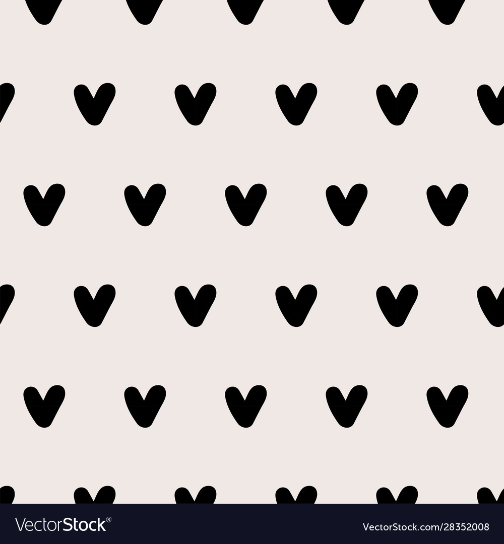 Simple design pattern tiny elements heart Vector Image