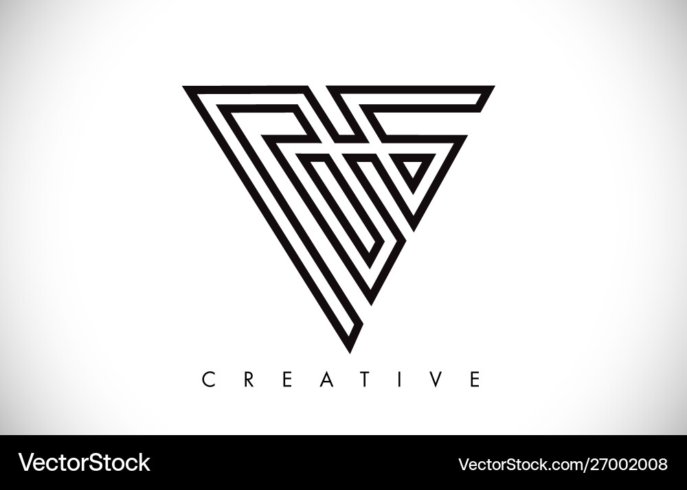 V letter modern trendy design logo letter icon Vector Image