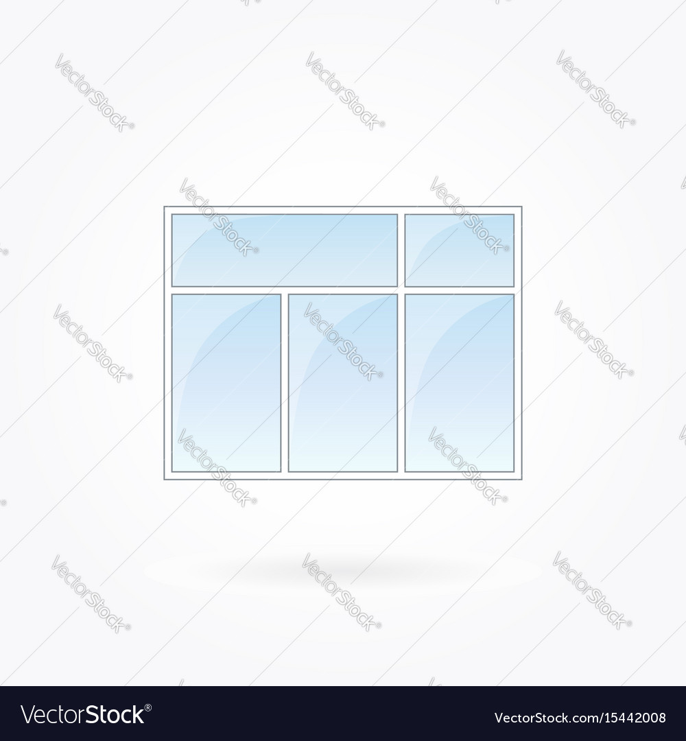 Window frame eps 10 Royalty Free Vector Image - VectorStock