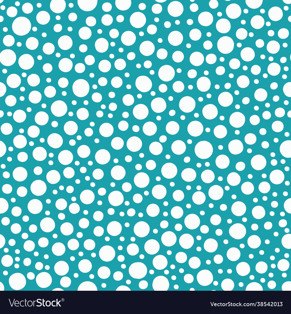 Abstract snowball seamless pattern Royalty Free Vector Image