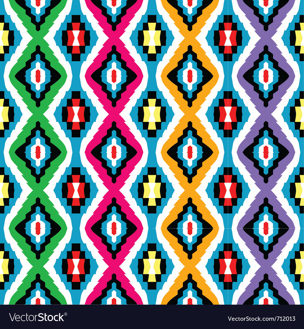 Colored ethnic texture Royalty Free Vector Image