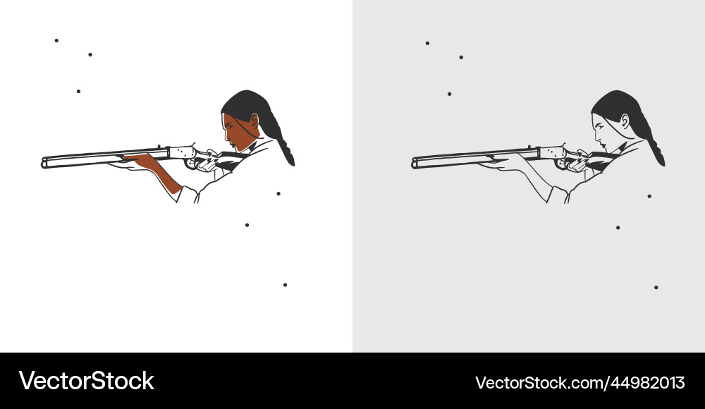 Hand drawn abstract graphic clipart Royalty Free Vector