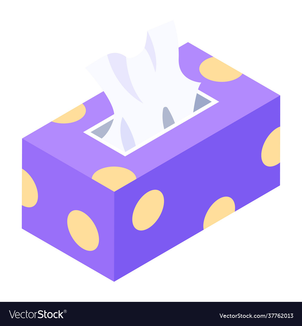 Tissue box Royalty Free Vector Image - VectorStock