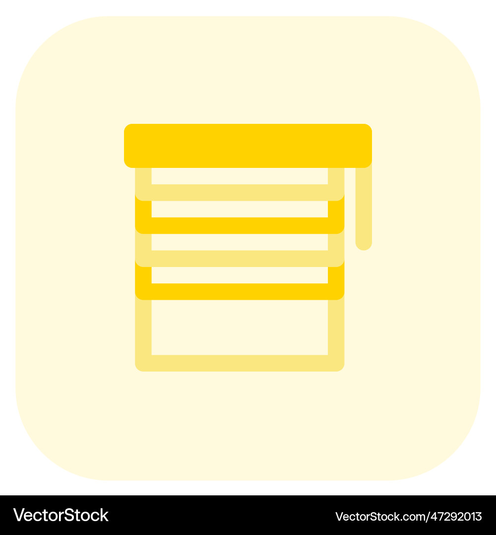 Window coverings with horizontal slats Royalty Free Vector
