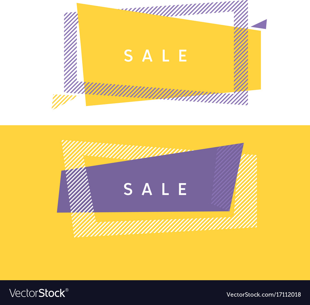 Abstract simple geometry header Royalty Free Vector Image