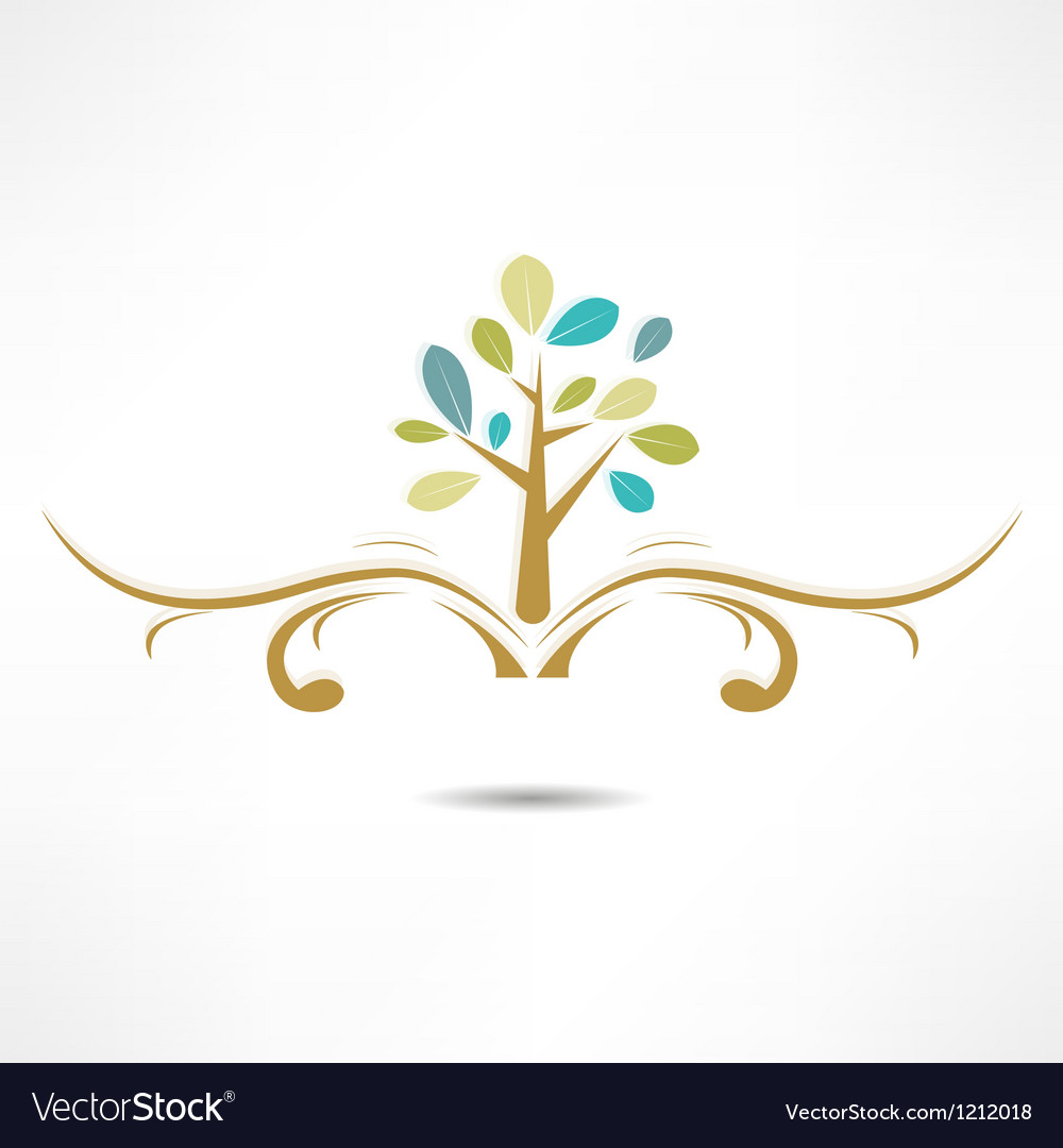 Abstract tree icon Royalty Free Vector Image - VectorStock