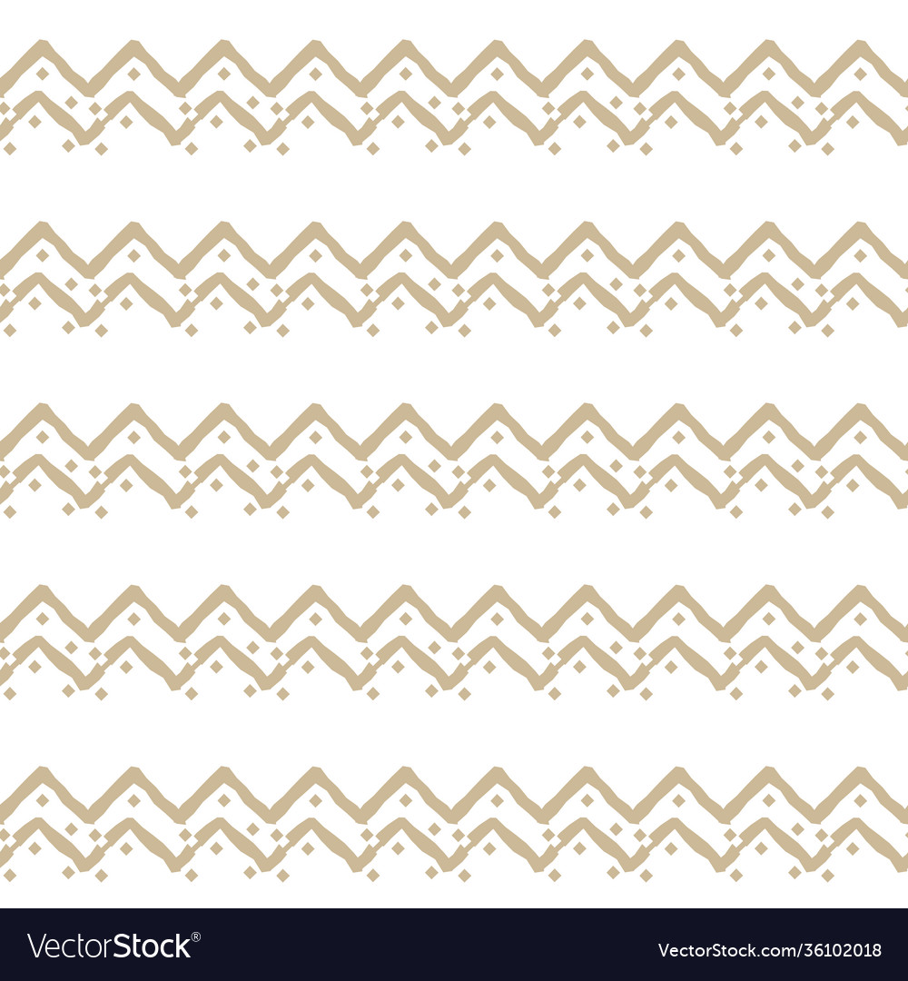Beige simple horizontal seamless repeat border Vector Image