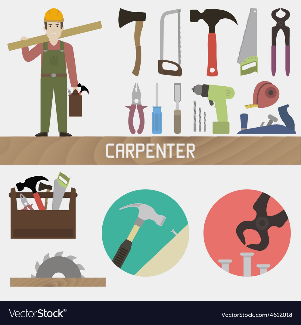 Carpenter Royalty Free Vector Image - VectorStock