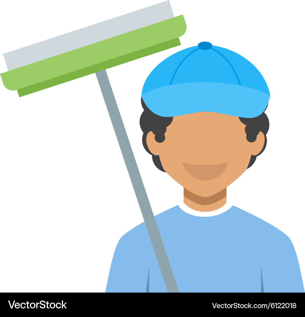 Cleaner Royalty Free Vector Image - VectorStock