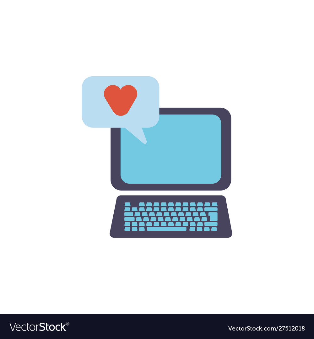 Computer icon flat design Royalty Free Vector Image