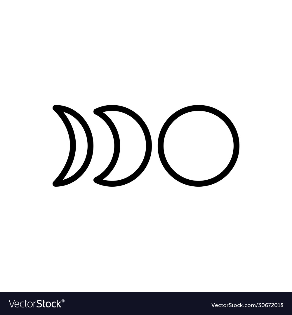 Phase Royalty Free Vector Image Vectorstock