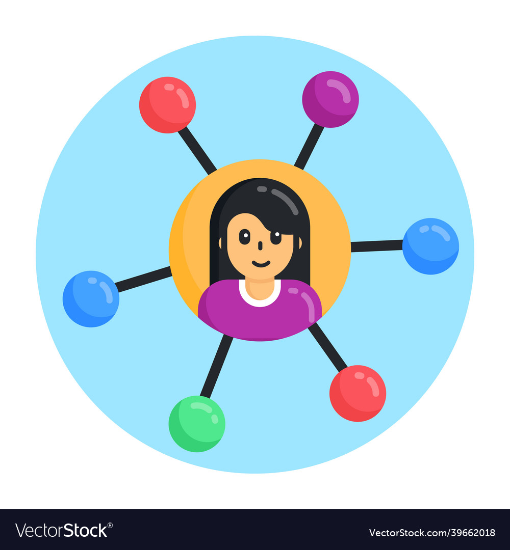 User networking Royalty Free Vector Image - VectorStock
