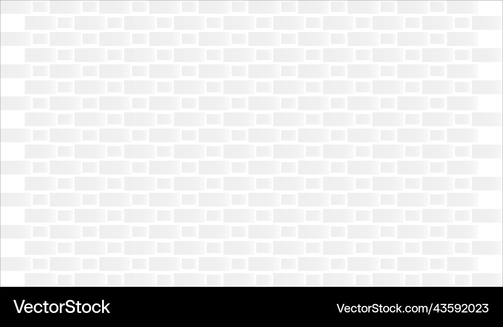 Abstract geometric white brick curve line bg Vector Image