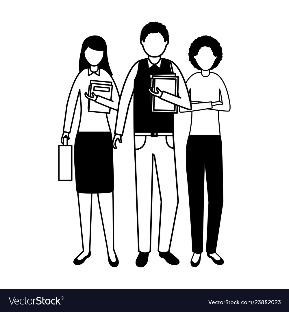 Business people team Royalty Free Vector Image