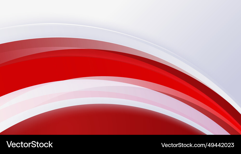 Modern red and white geometric shapes abstract Vector Image