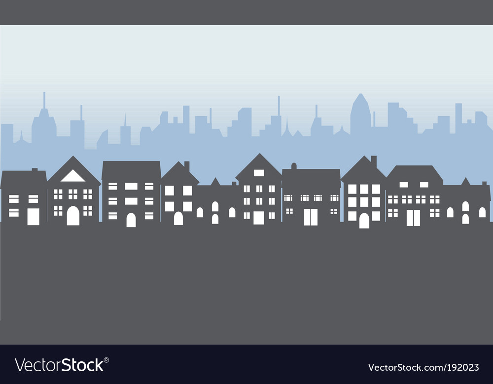 Town Royalty Free Vector Image - VectorStock