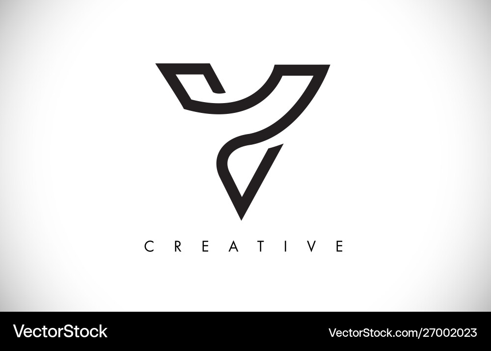 V letter modern trendy design logo icon Royalty Free Vector