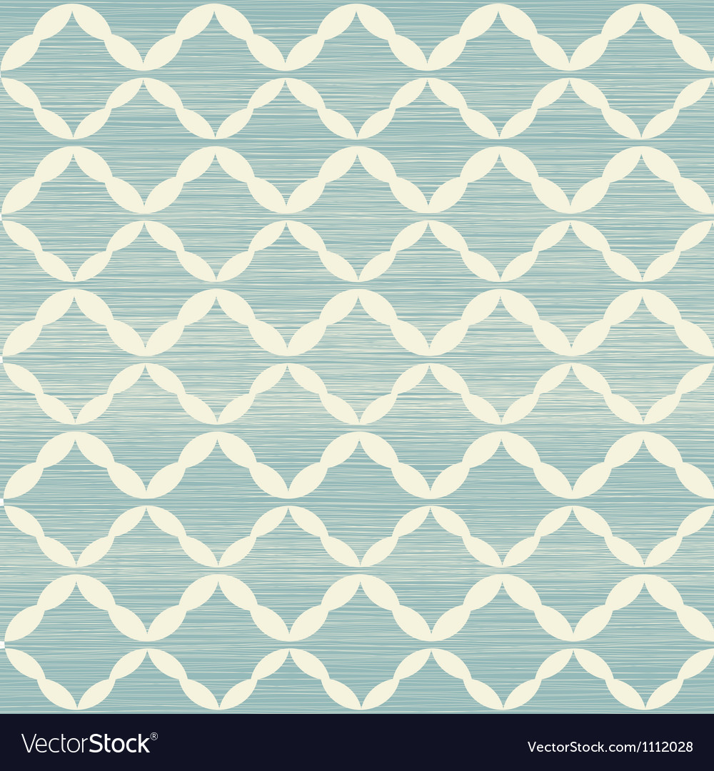 Linked diamond pattern Royalty Free Vector Image