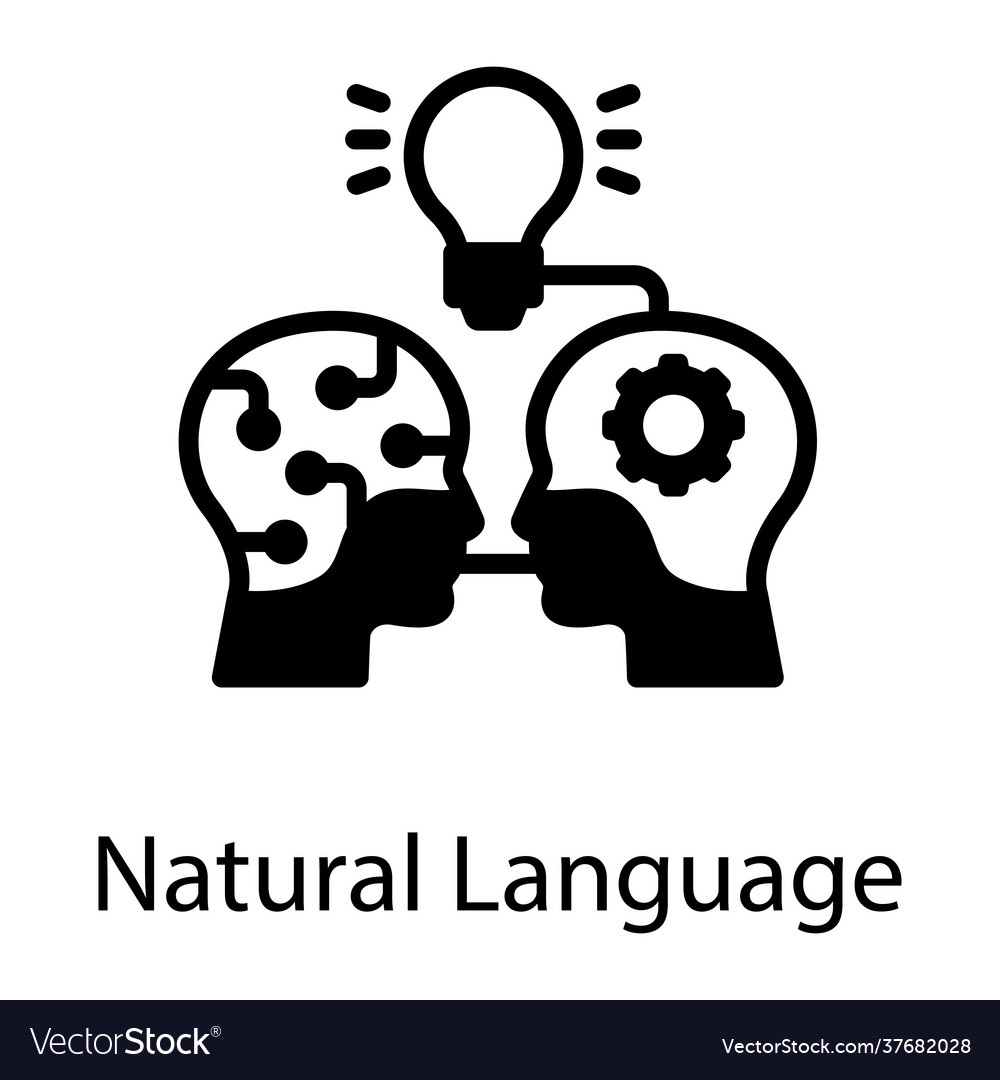 Natural language Royalty Free Vector Image - VectorStock