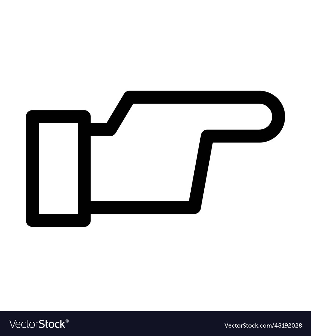 Poke finger used to accuse or blame someone Vector Image