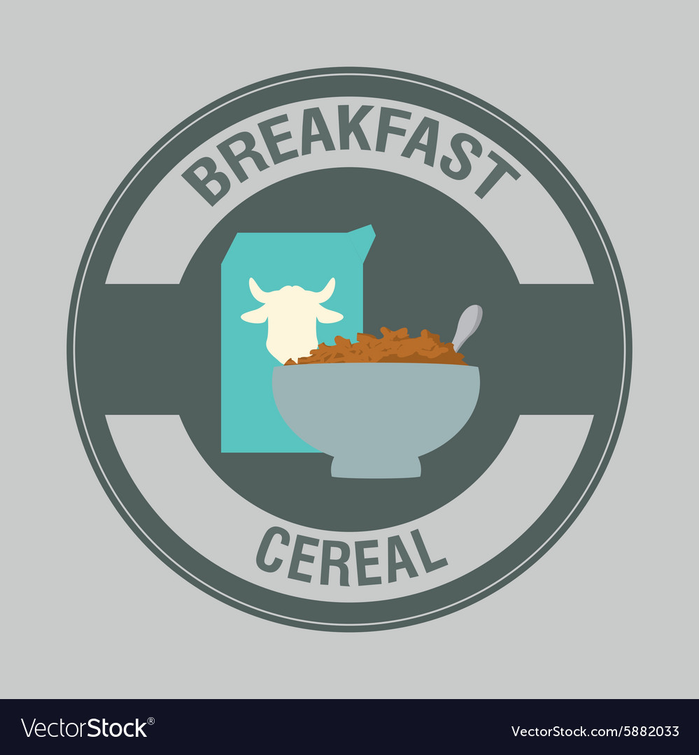 Breakfast design Royalty Free Vector Image - VectorStock