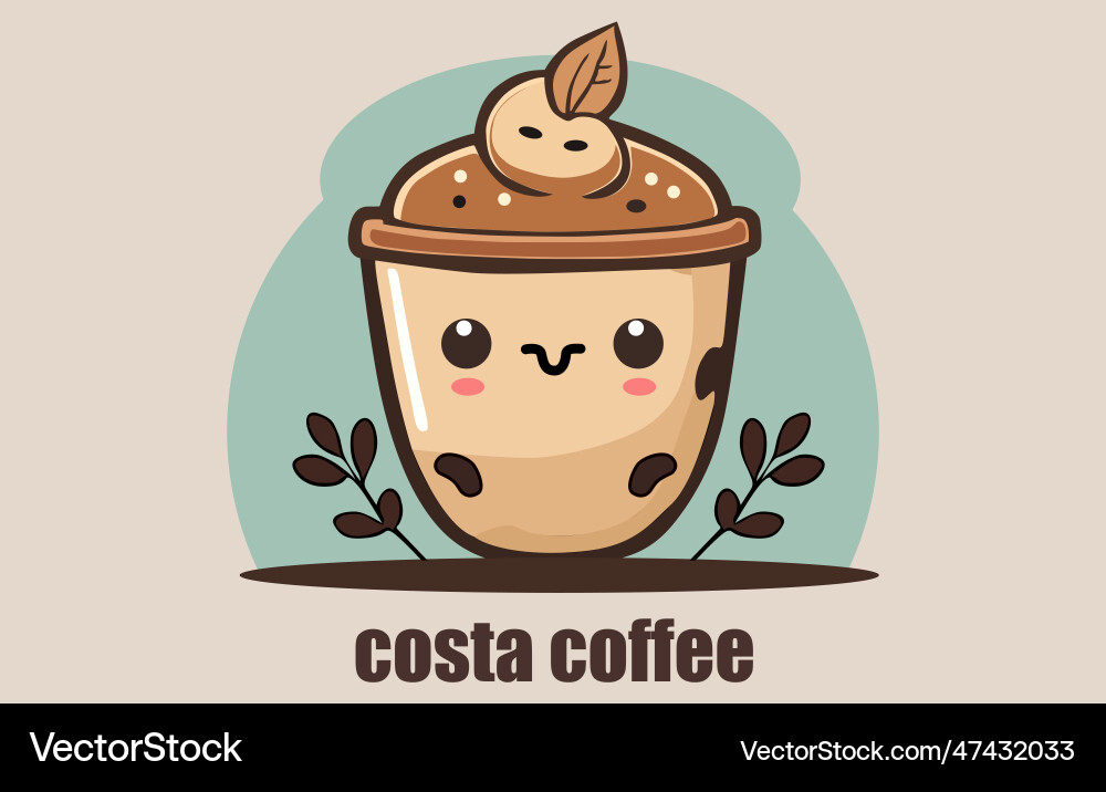 Coffee to go paper cups hand drawn Royalty Free Vector Image