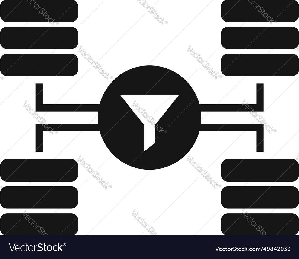 Smart access data icon simple network Royalty Free Vector