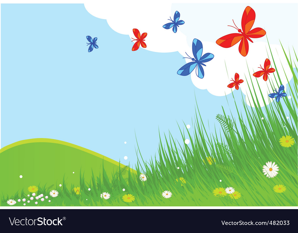Spring Landscape Clipart