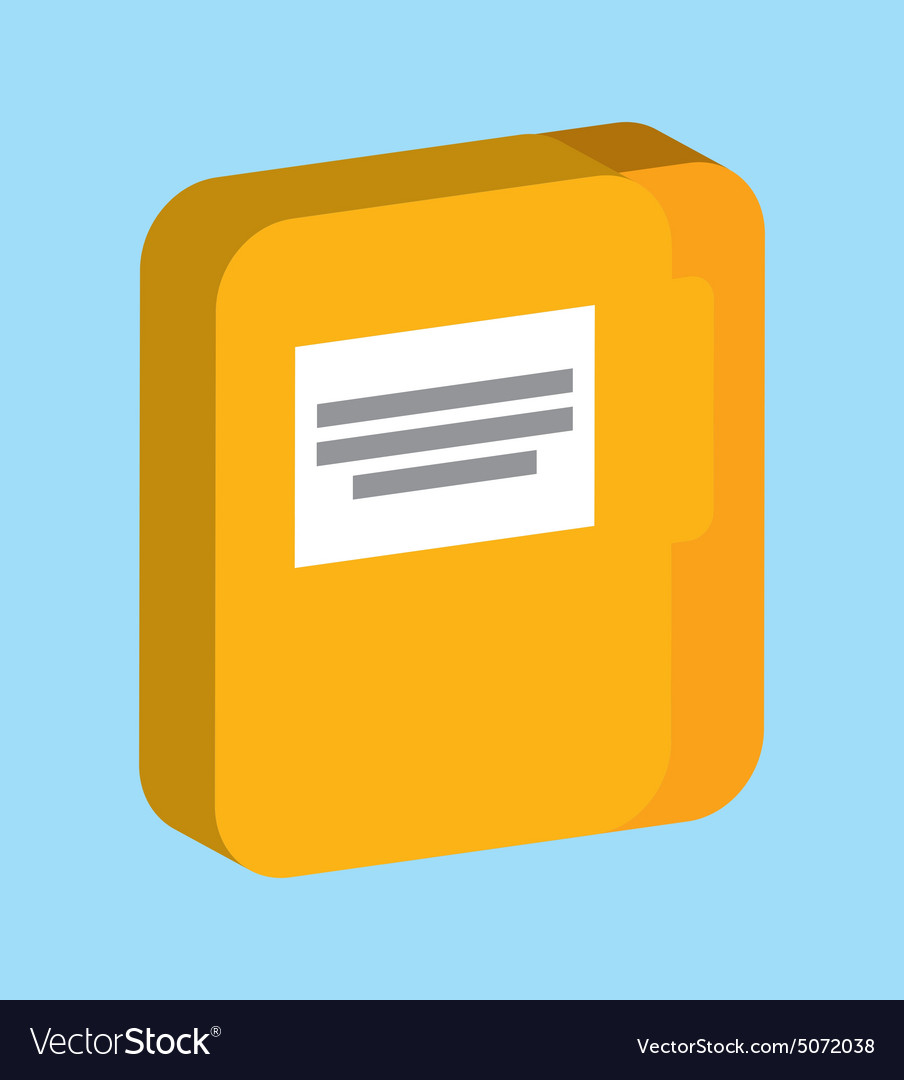 Document concept Royalty Free Vector Image - VectorStock