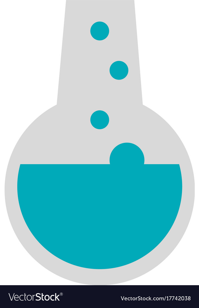 Round bottom flask icon image Royalty Free Vector Image